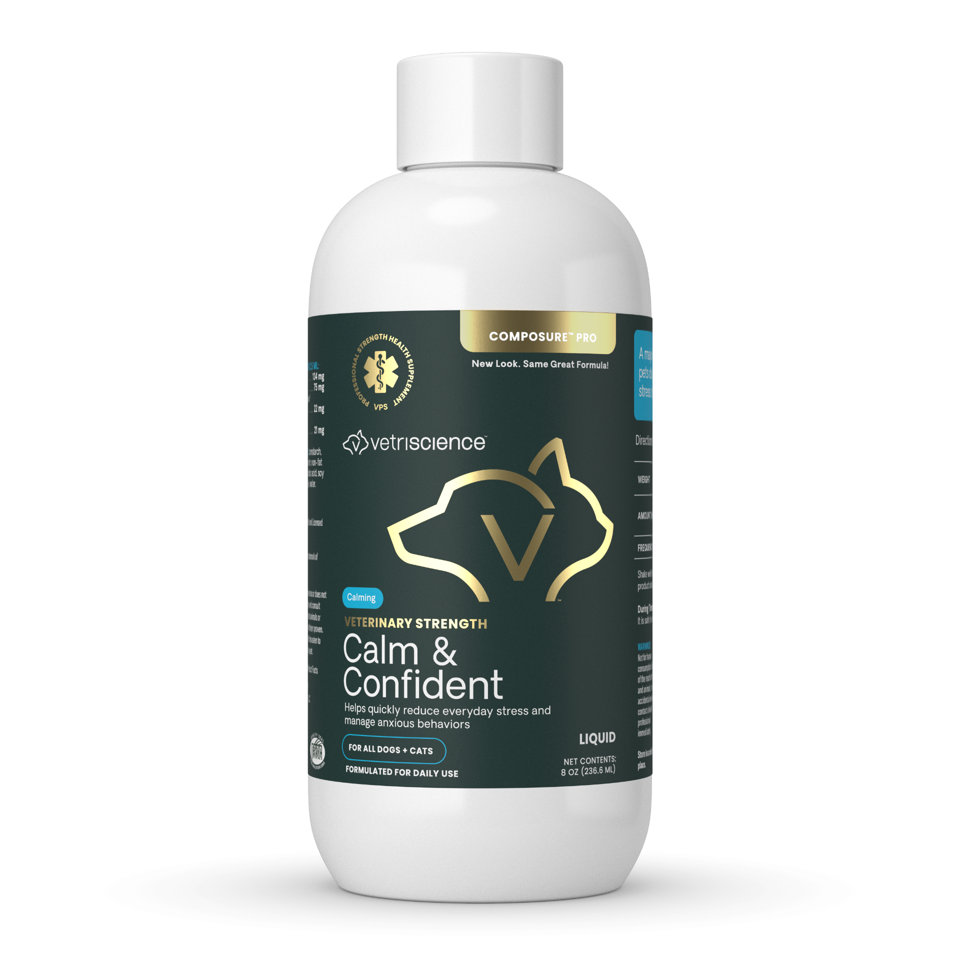 Veterinary Strength Calm & Confident Liquid for Dogs & Cats – Helping ...